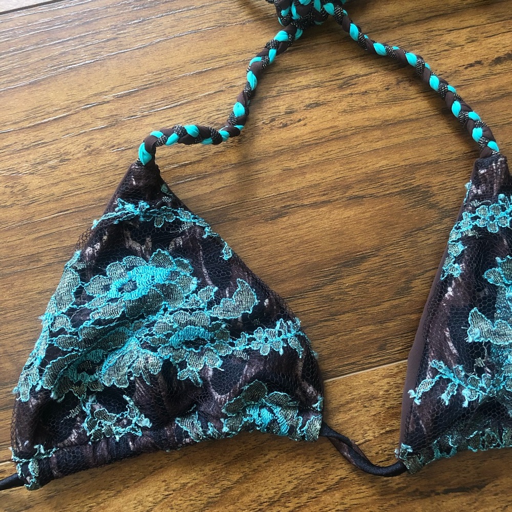 Rare Beach Bunny Swimwear Lace Bikini Set - Gem